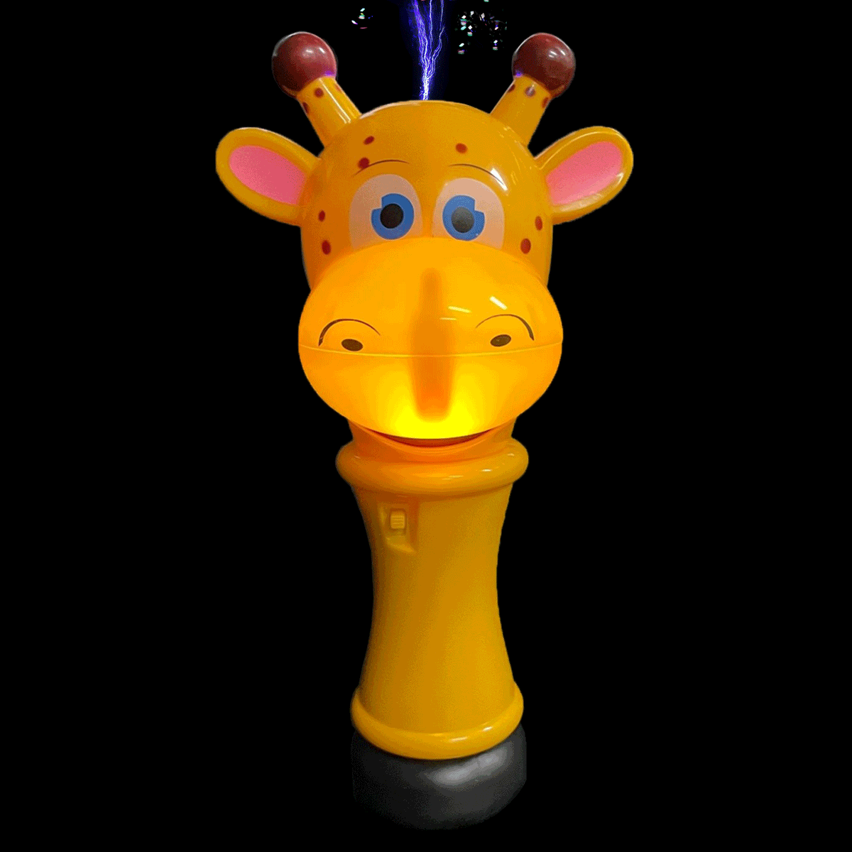 Giraffe Bubble Wand With Sound Everything Glows Giraffe Bubble Wand With Sound Everything Glows