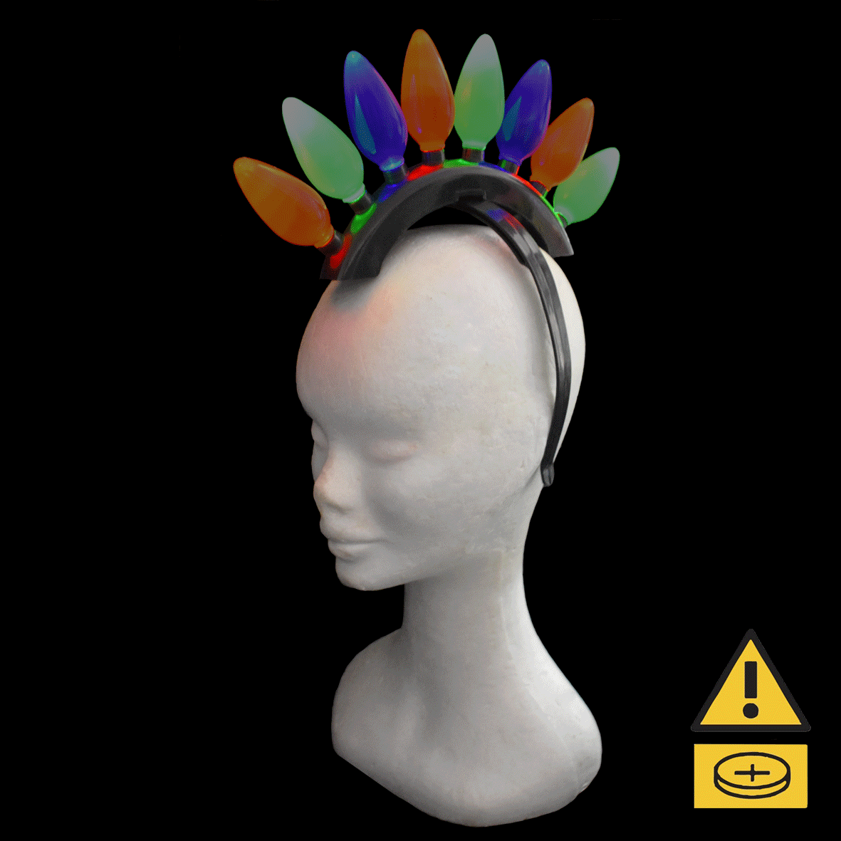 Light Up Mohawk Headband Everything Glows Light Up Mohawk Headband Everything Glows
