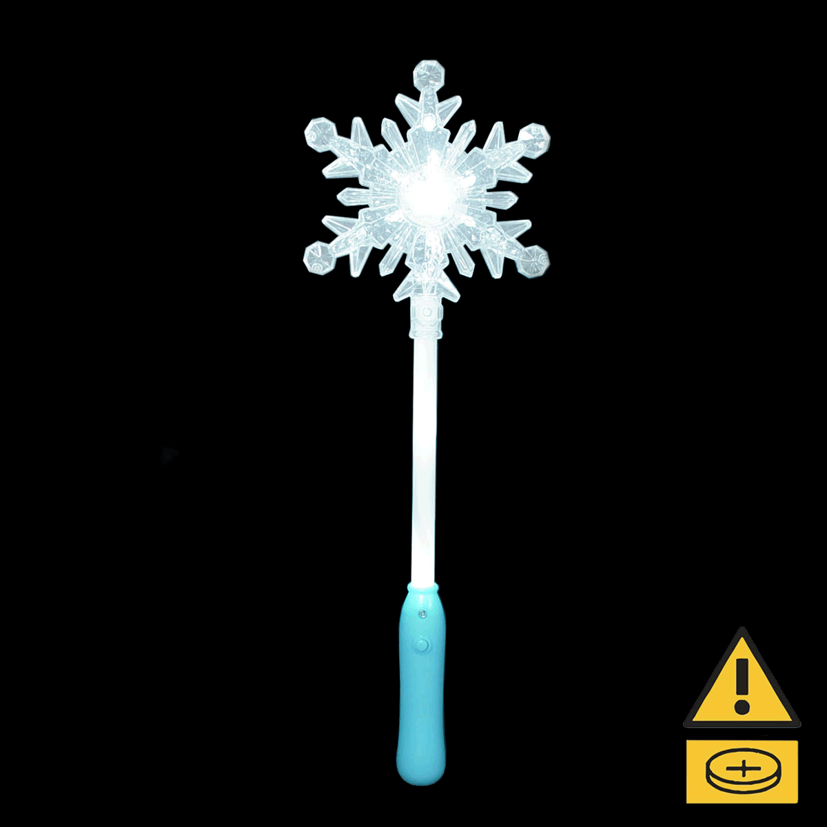 LED Frozen Snowflake Wand Everything Glows